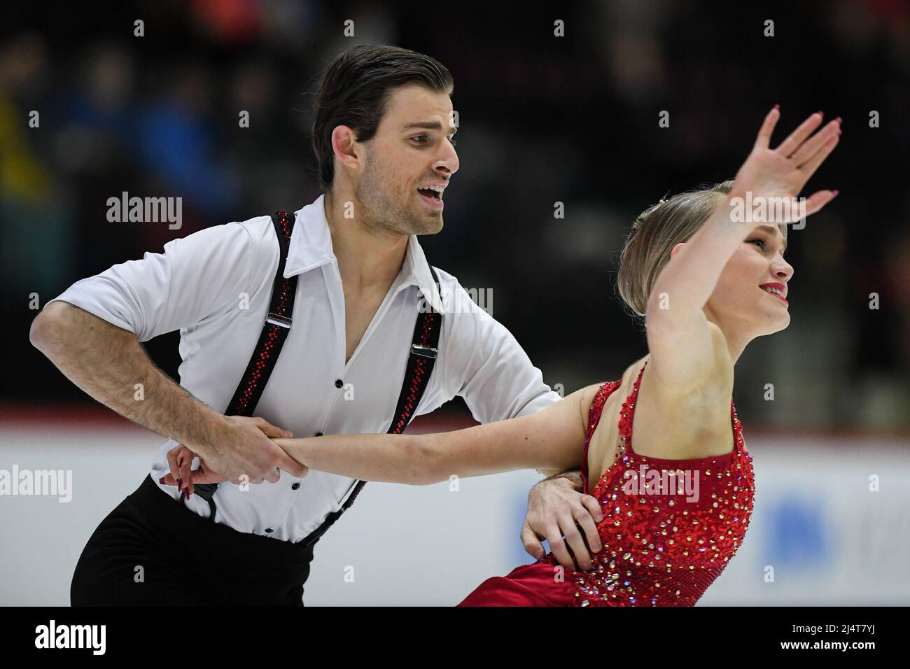 Phebe BEKKER & James HERNANDEZ (GBR), during Ice Dance Free Dance, at ...
