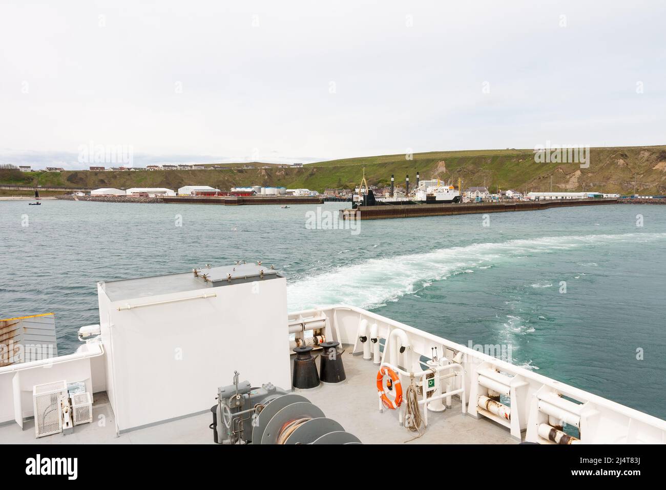 Leaving Scrabster harbour Stock Photo - Alamy