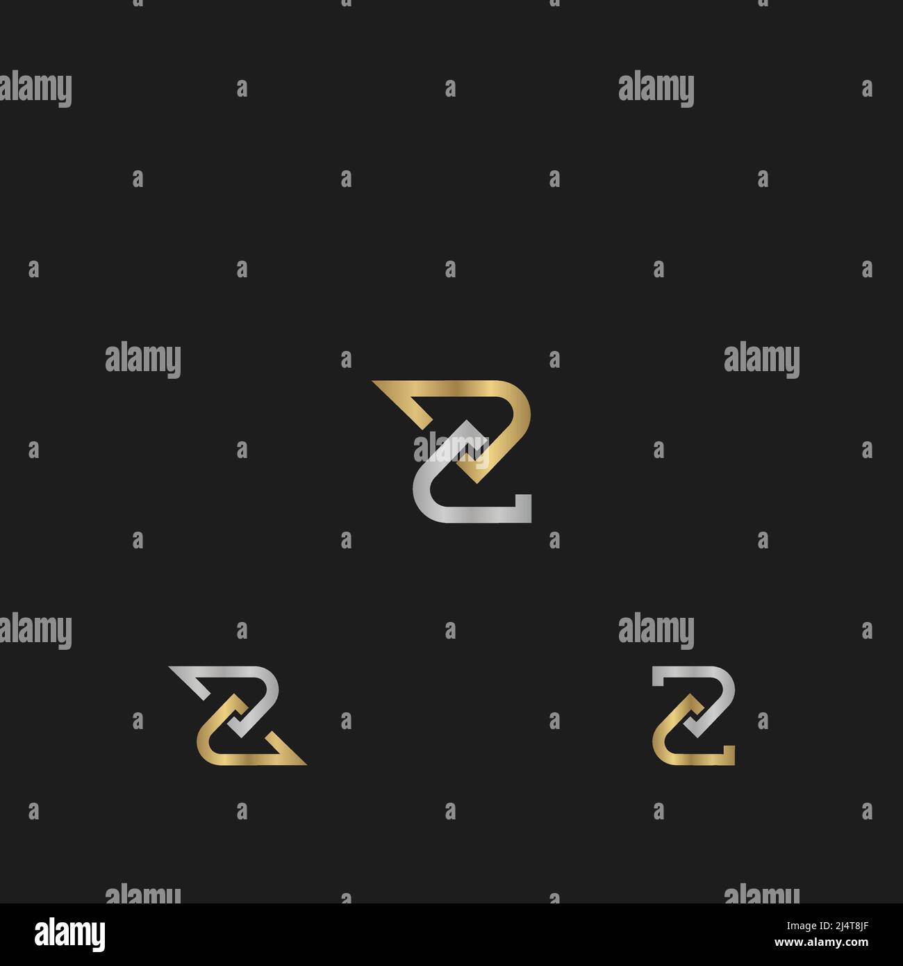 Alphabet Initials logo CZ, ZC, C and Z Stock Vector Image & Art - Alamy