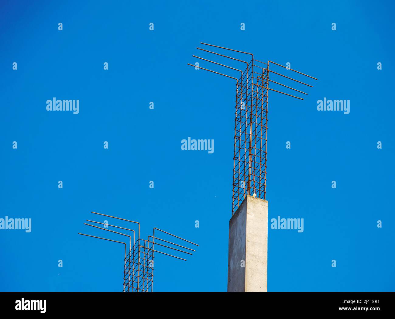 Rebar for reinforced steel bar in square shape for concrete structure ...