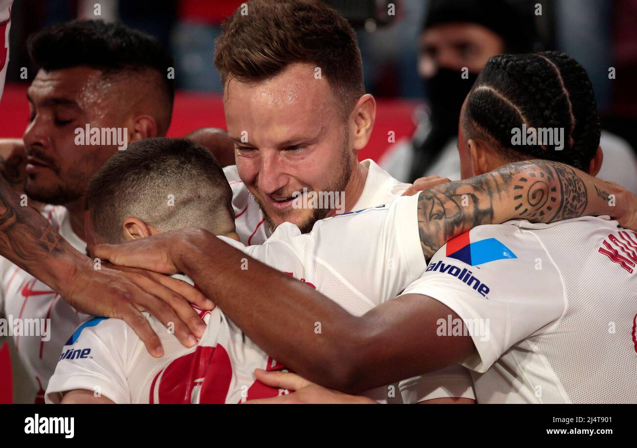 Sevilla, Spain. 17th Apr, 2022. La Liga Spanish La Liga soccer match ...