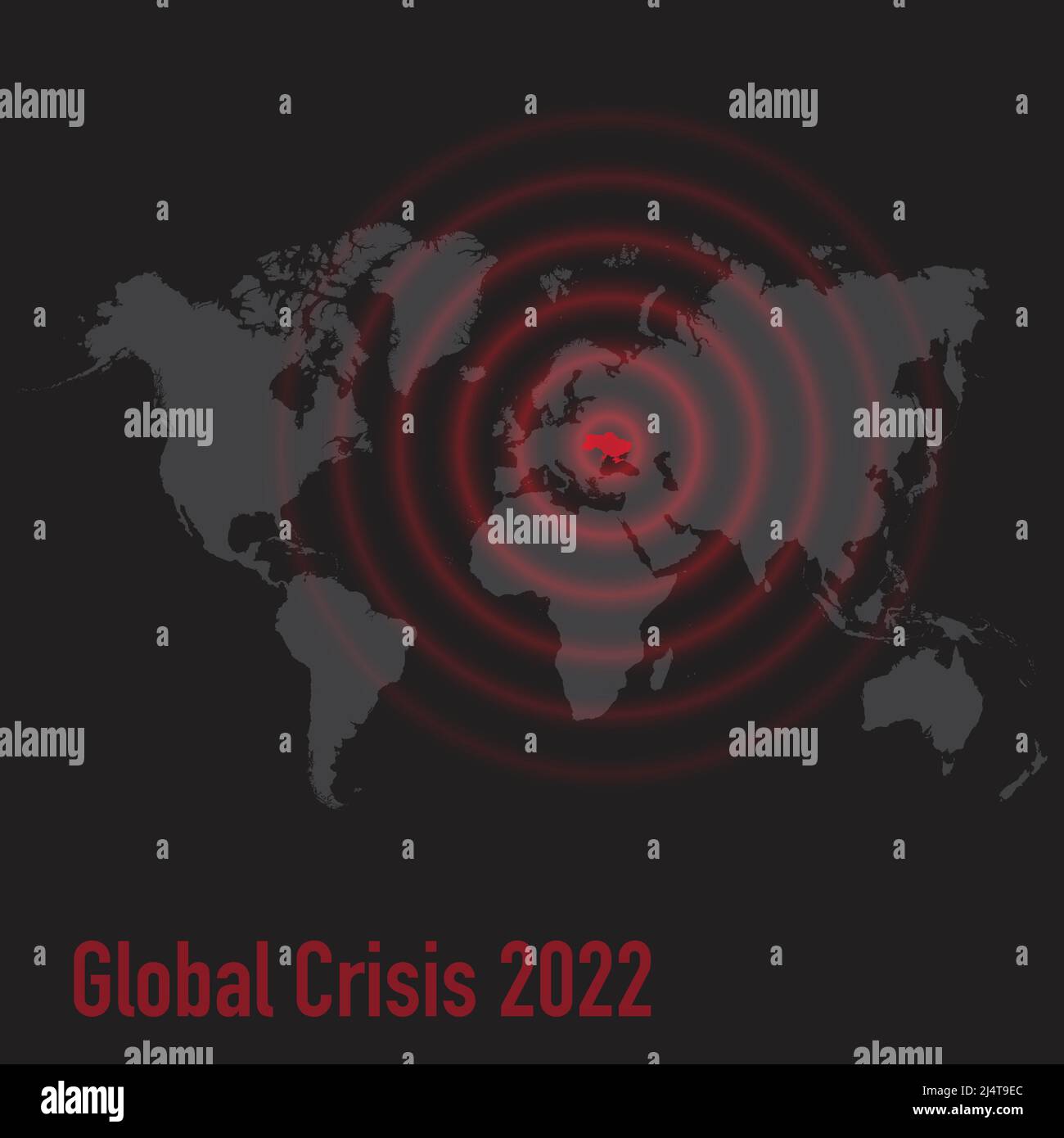 Global crisis icon outline hi-res stock photography and images - Alamy