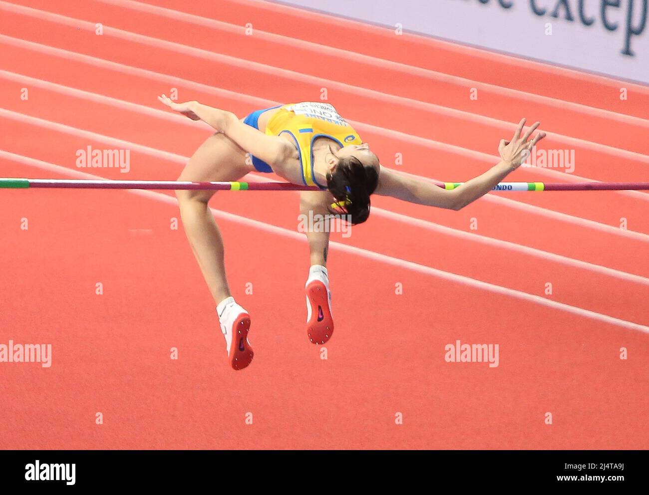Yaroslava MAHUCHIKH of Ukraine Final High Jump Women during the World ...