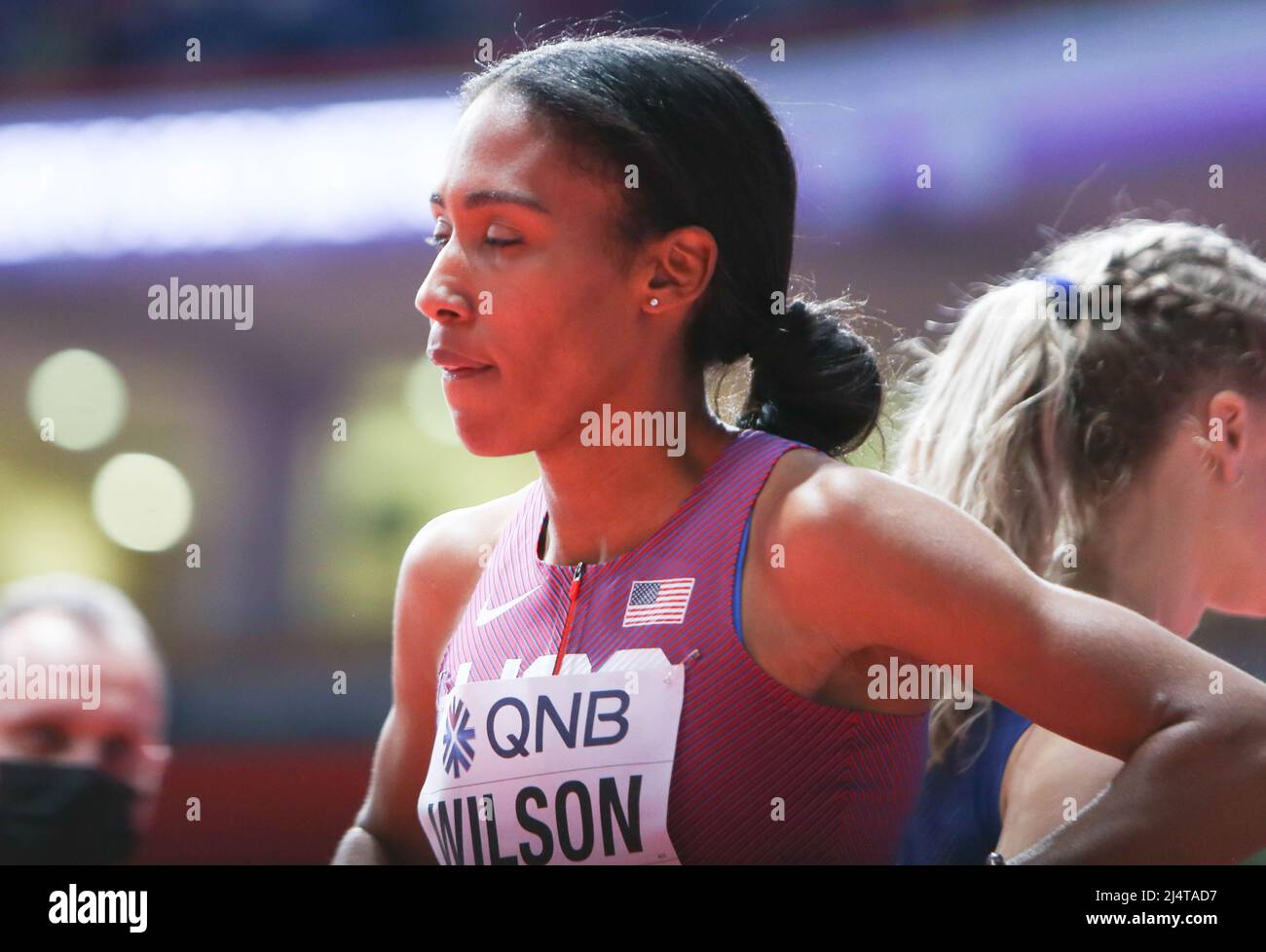 Ajee WILSON of USA Heats 800 M Women during the World Athletics Indoor ...