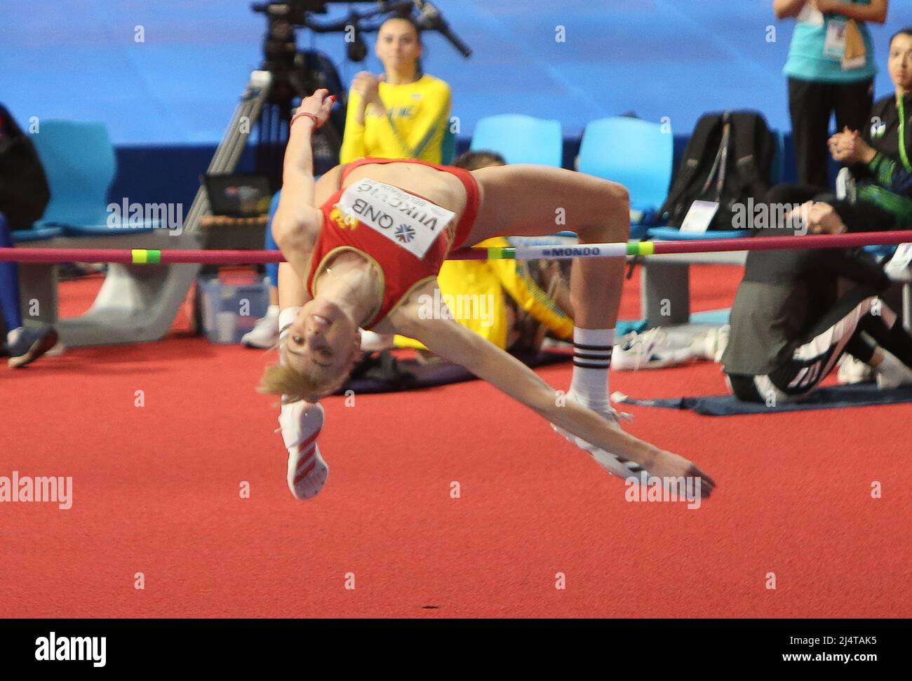 Marija VUKOVIĆ of Montenegro Final High Jump Women during the World ...
