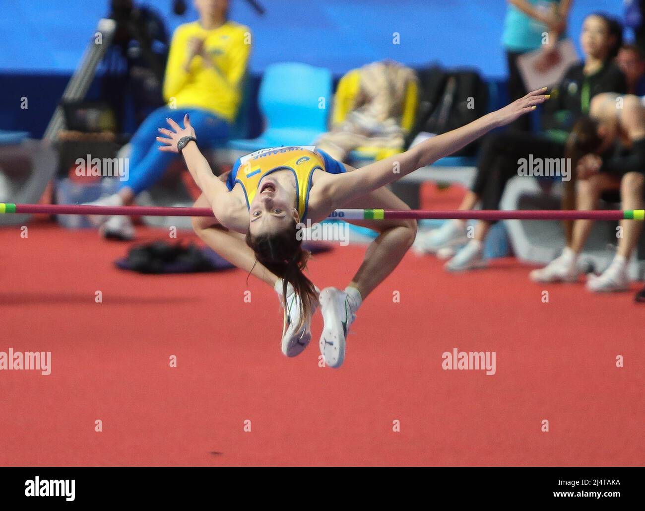 Yaroslava MAHUCHIKH of Ukraine Final High Jump Women during the World ...