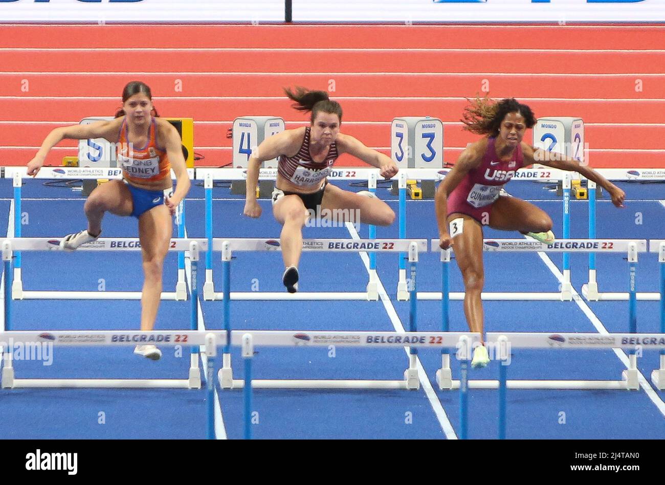 Zoë SEDNEY of Nederlandts , Michelle HARRISON of Canada and Gabriele ...