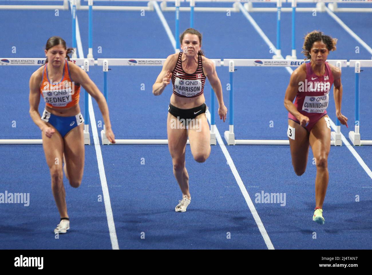Zoë SEDNEY of Nederlandts , Michelle HARRISON of Canada and Gabriele ...