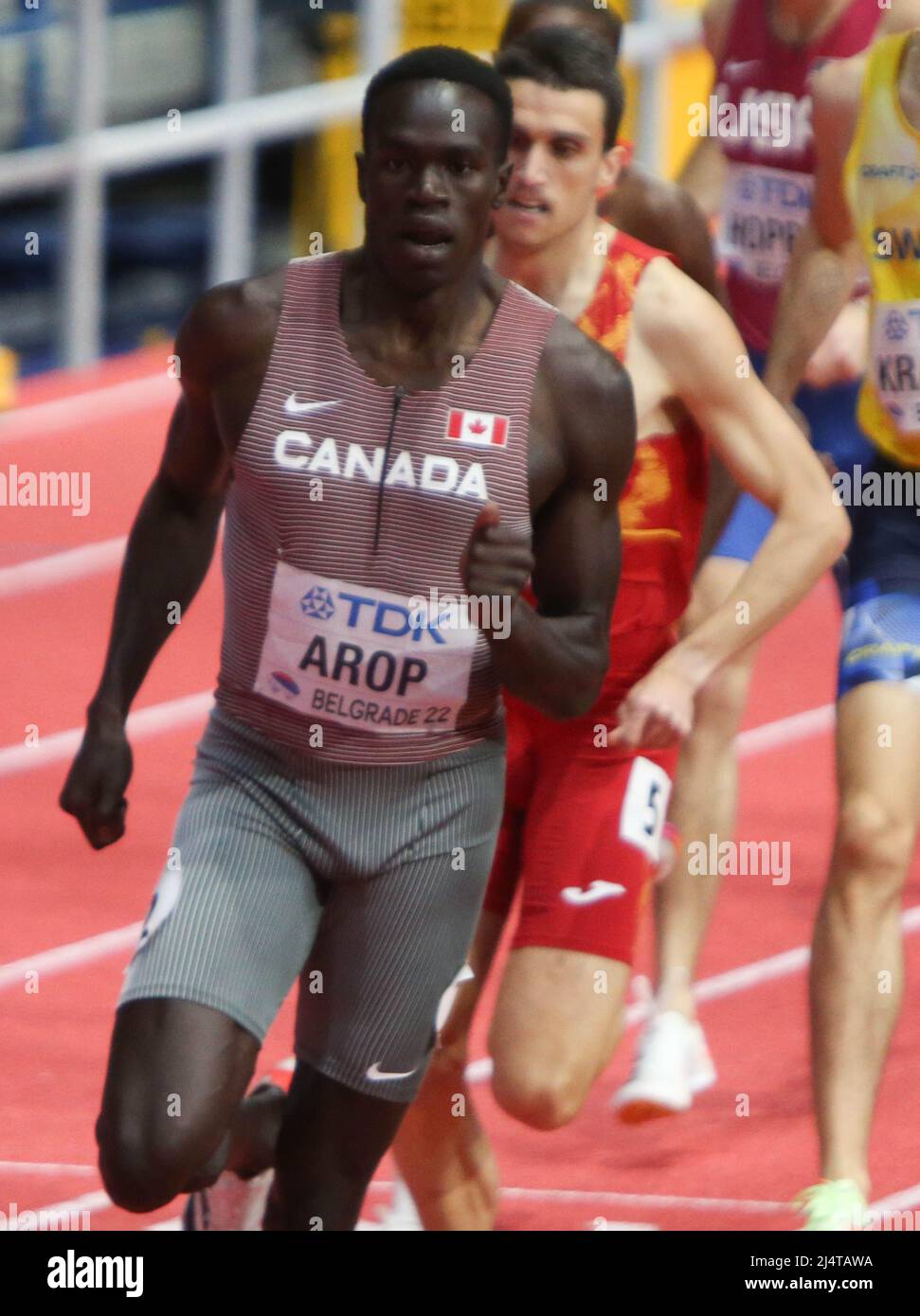 Marco AROP of Canada Finale 800 M Men during the World Athletics Indoor ...