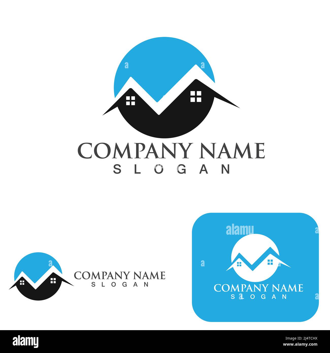 Home and building logo and symbol Stock Vector Image & Art - Alamy