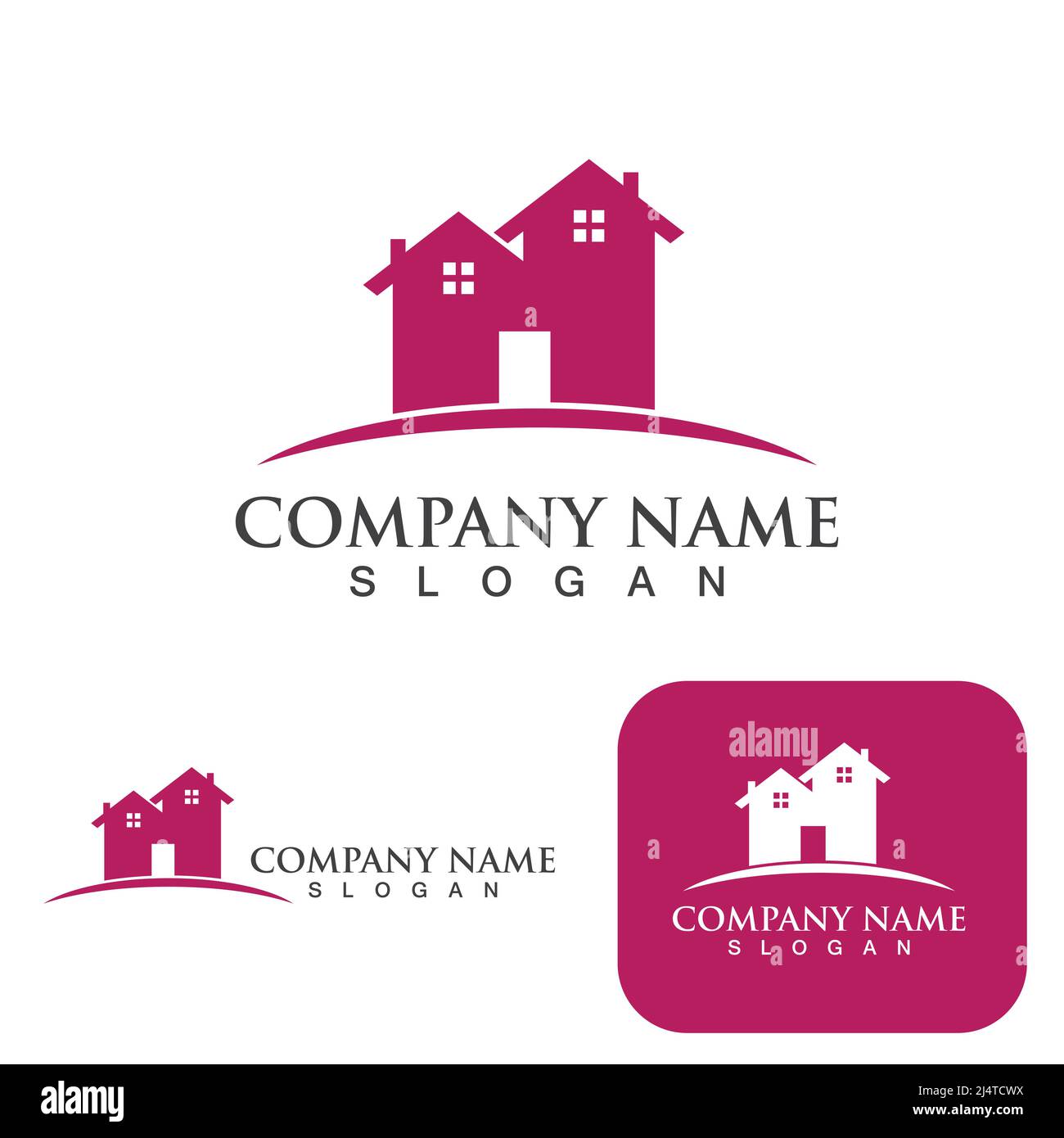 Home and building logo and symbol Stock Vector Image & Art - Alamy