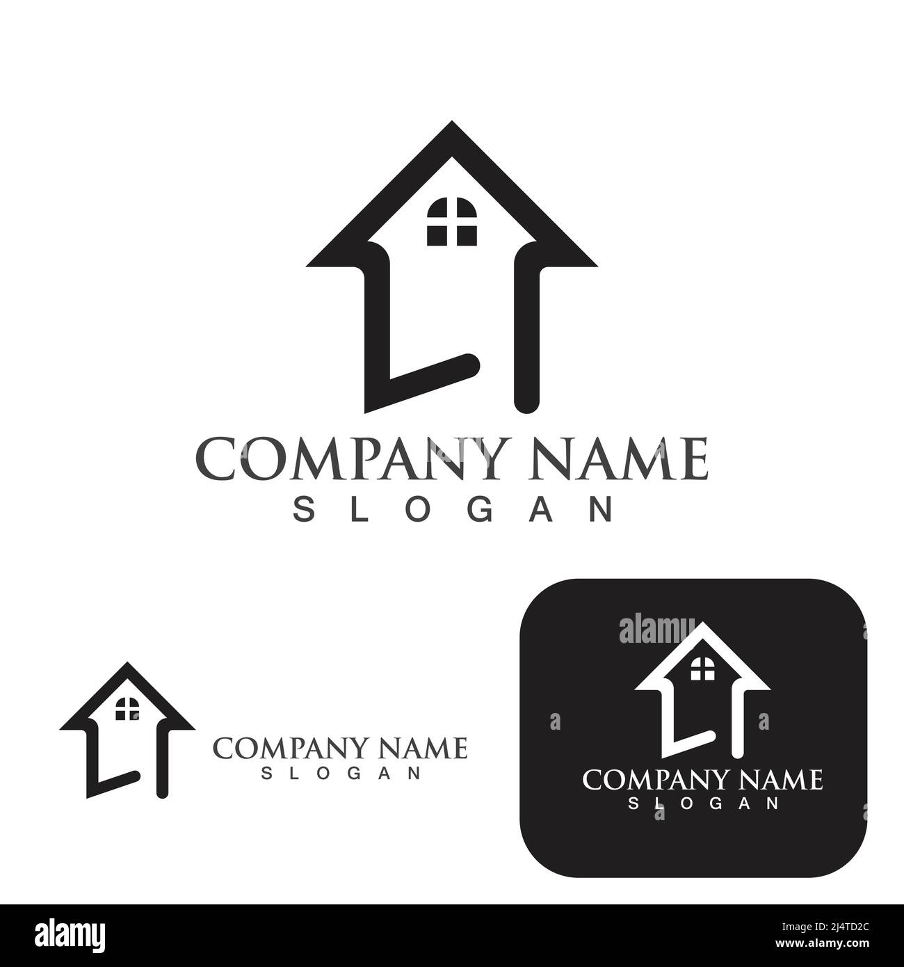 Home and building house logo vector Stock Vector Image & Art - Alamy