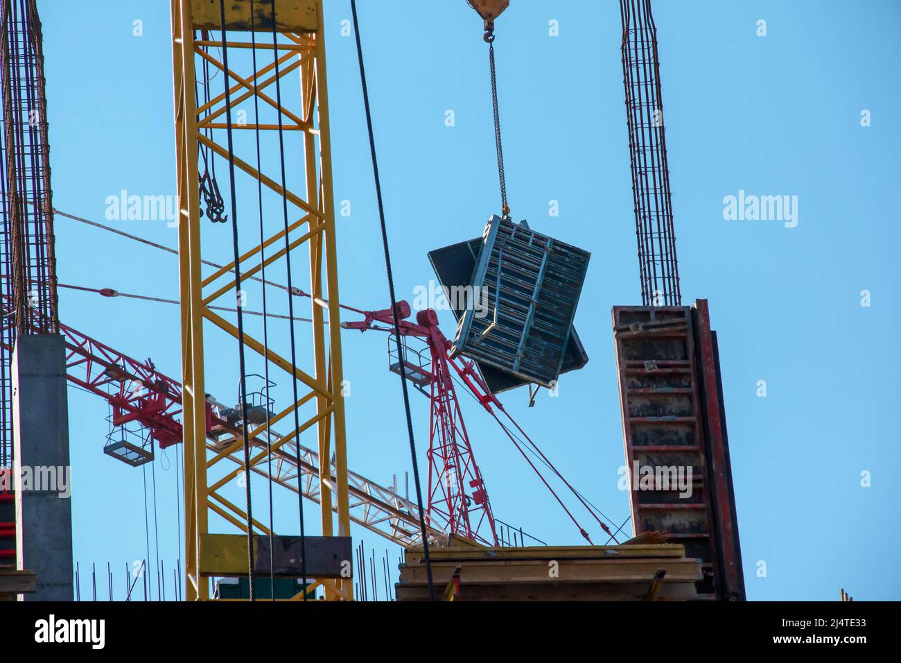 Formwork and building metal supports are used in the modern ...