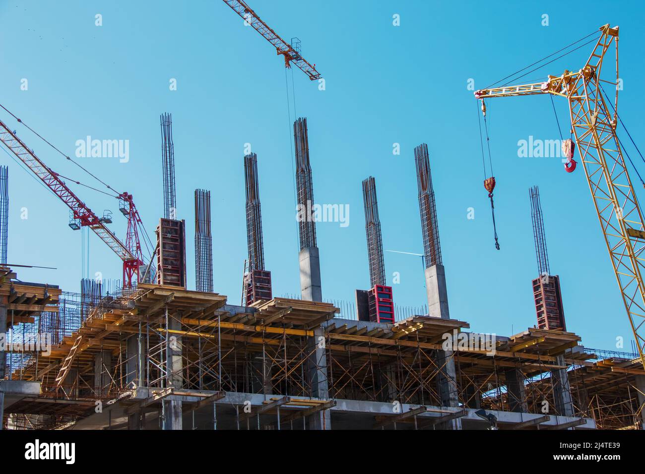 Formwork and building metal supports are used in the modern ...