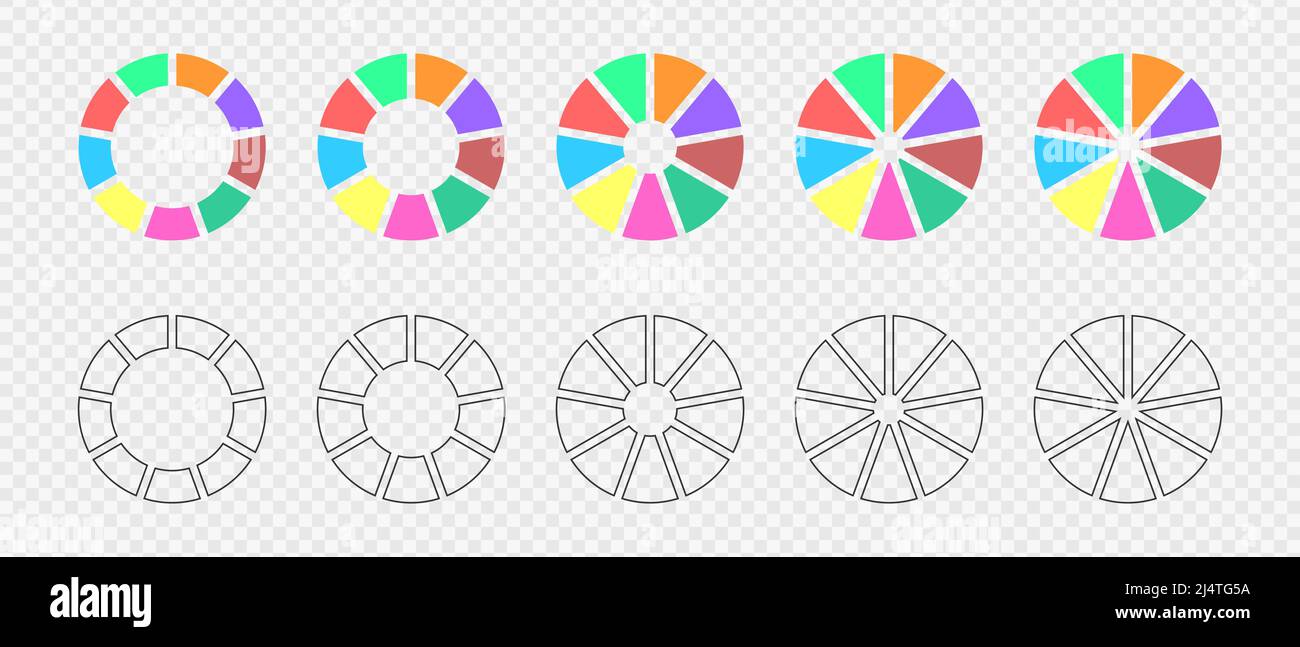 Circle divided into 9 Stock Vector Images - Alamy
