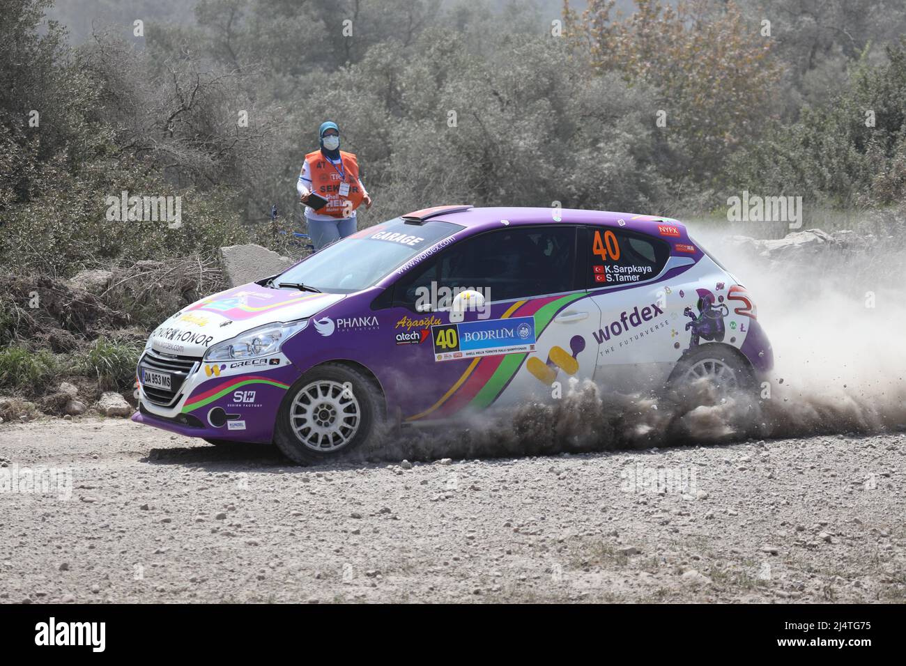 Bodrum, Turkey. 16 April 2022. The first race of the Turkiye Otomobil ...