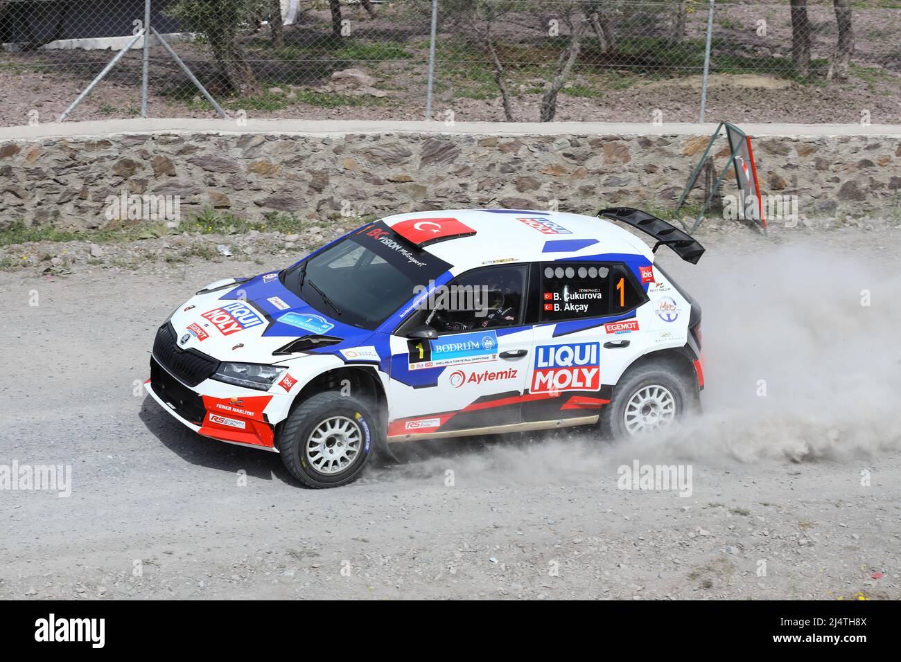 Bodrum, Turkey. 16 April 2022. The first race of the Turkiye Otomobil ...