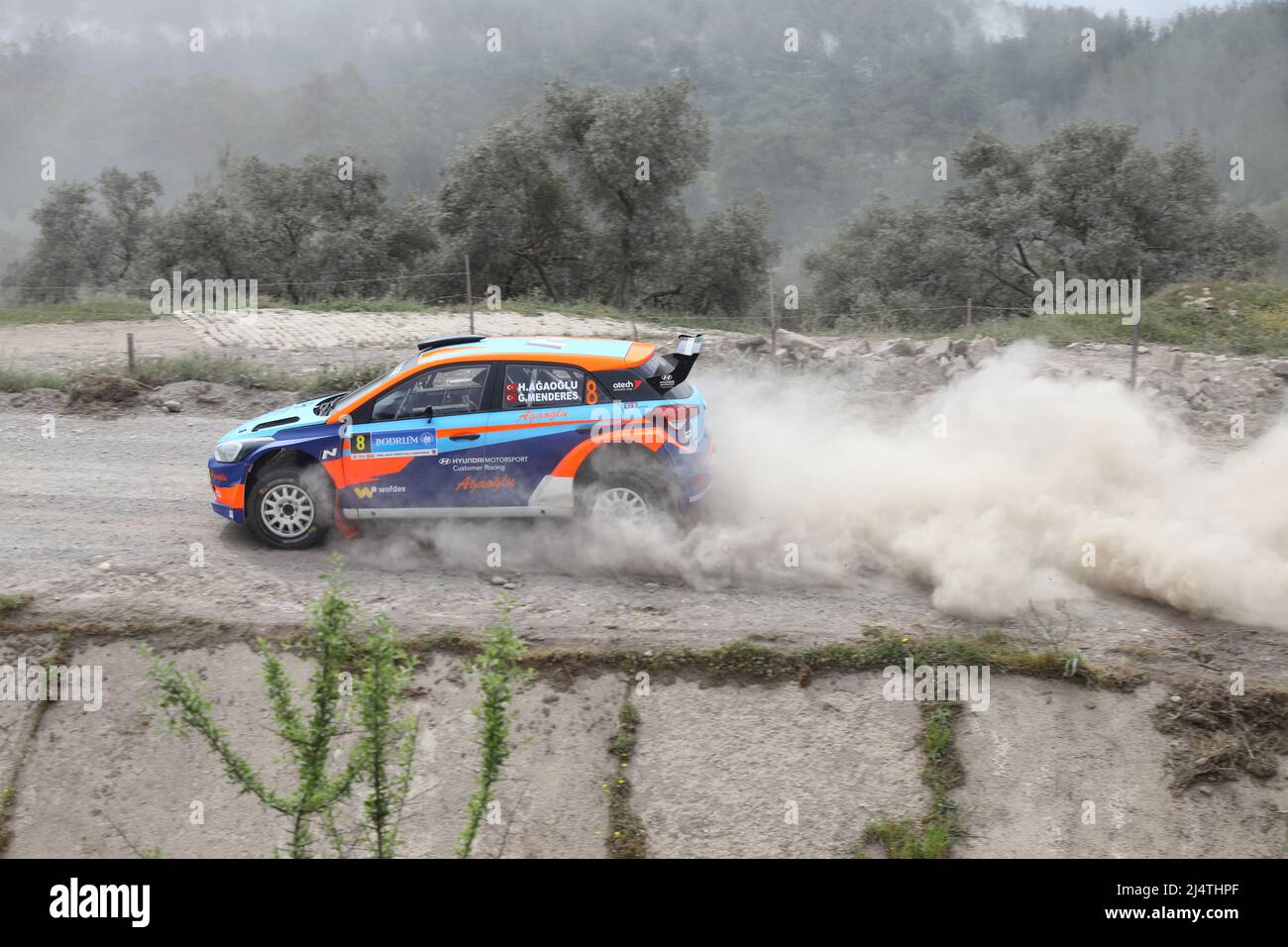 Bodrum, Turkey. 16 April 2022. The first race of the Turkiye Otomobil ...