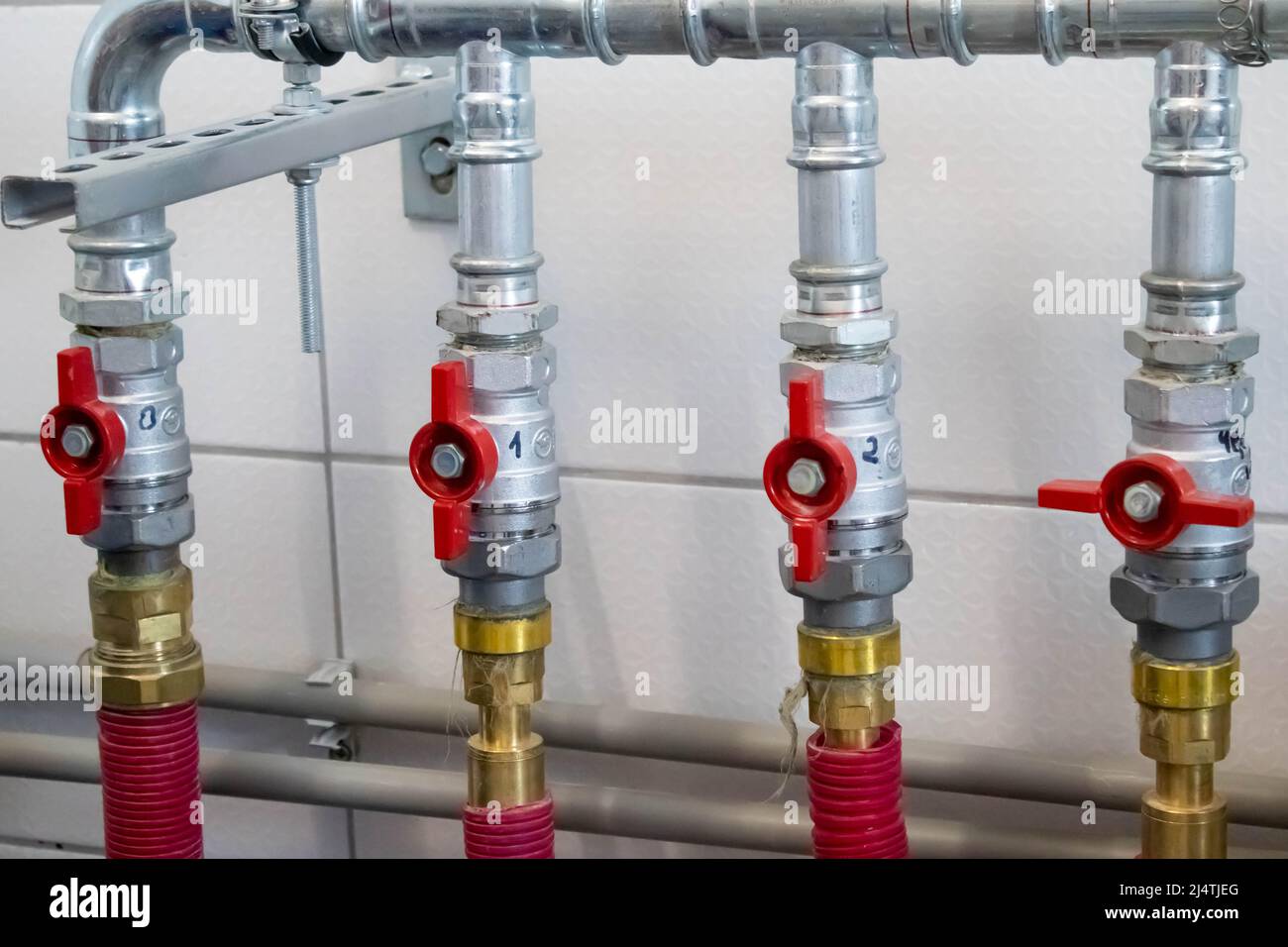 the bottom of the boiler is closed with connection to central heating ...