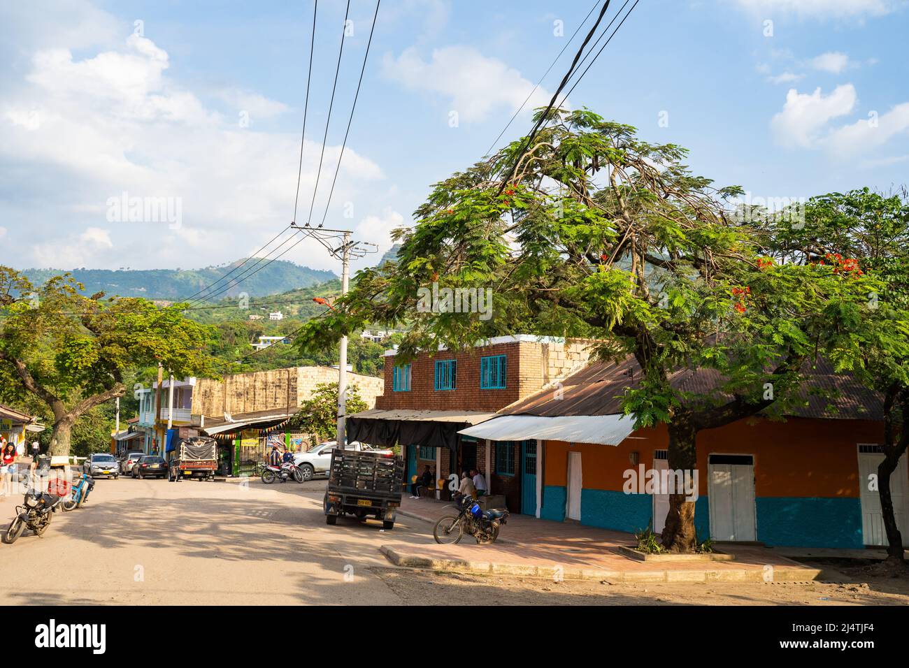San Joaquin, La Mesa, Cundinamarca, Colombia. April 14, 2022. Typical ...