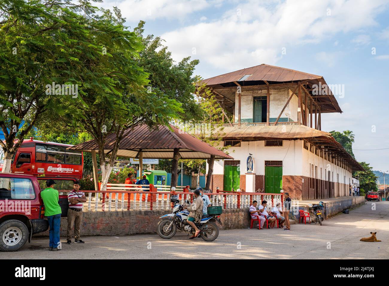San Joquin, La Mesa, Cundinamarca, Colombia. April 14, 2022. Typical ...