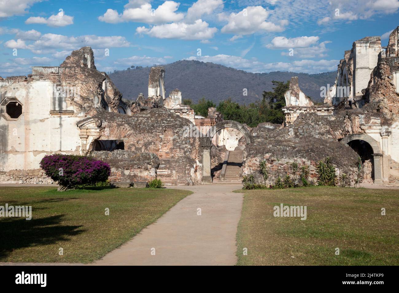 Antigua, Guatemala. Ruins of La Recoleccion Church and Monastery Stock ...