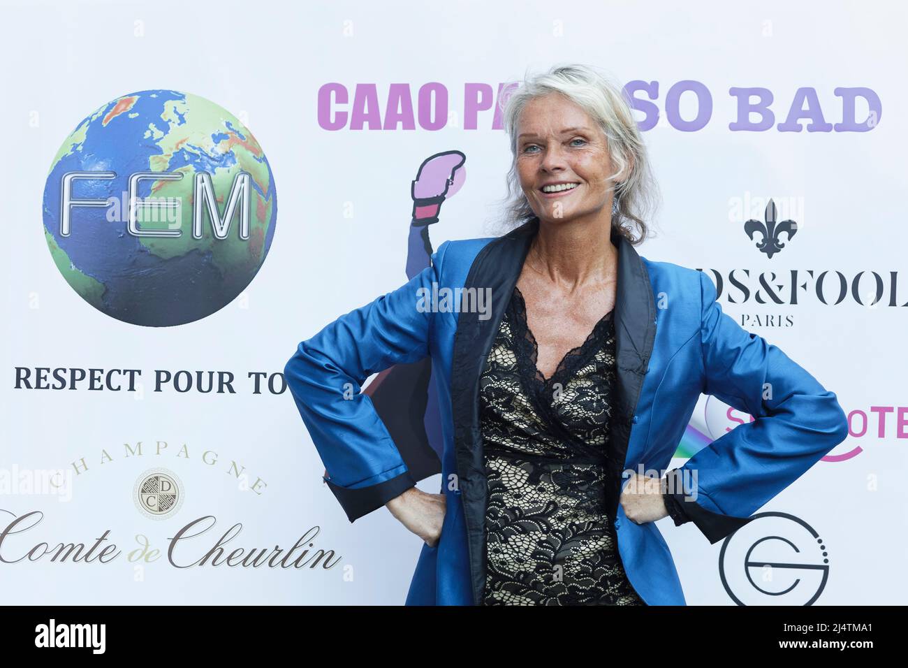 Paris, France. 16th Apr, 2022. Actress Irka Bochenko attends the SO BAD ...
