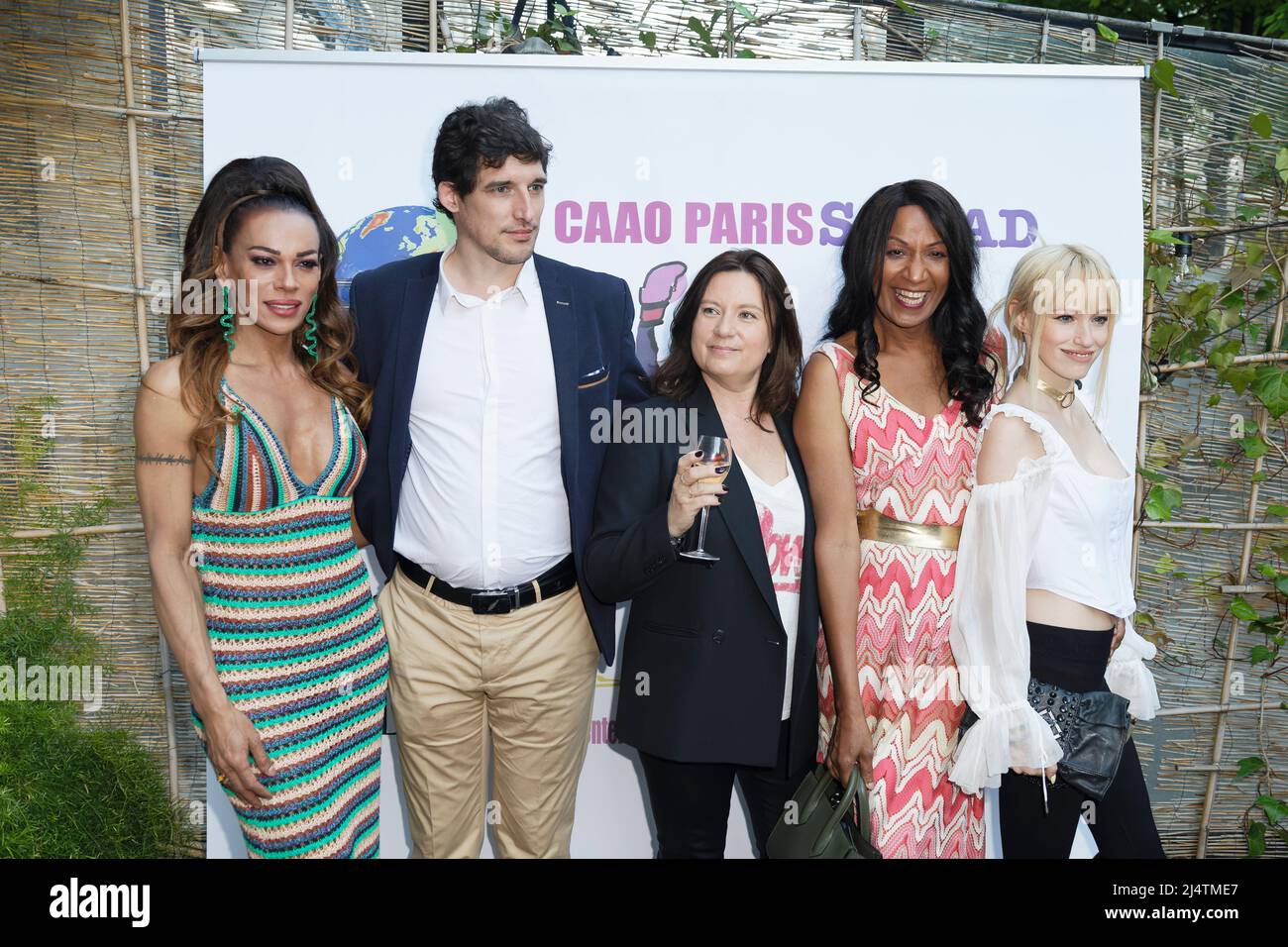 Paris, France. 16th Apr, 2022. Actress Stella Rocha, Gaetan Delbarre De ...