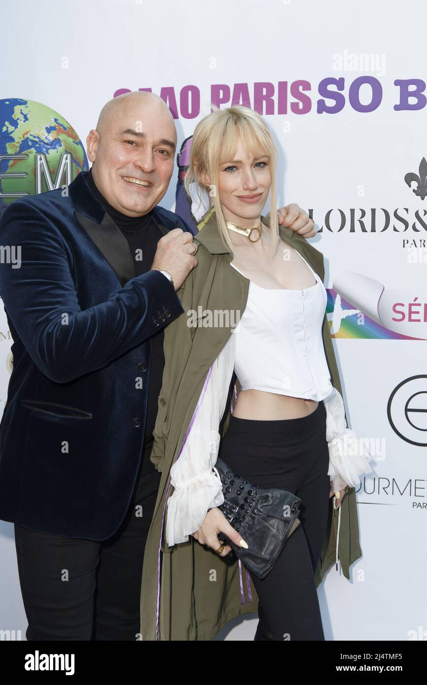 Paris, France. 16th Apr, 2022. Christophe Courtois and Sonia Gleis ...