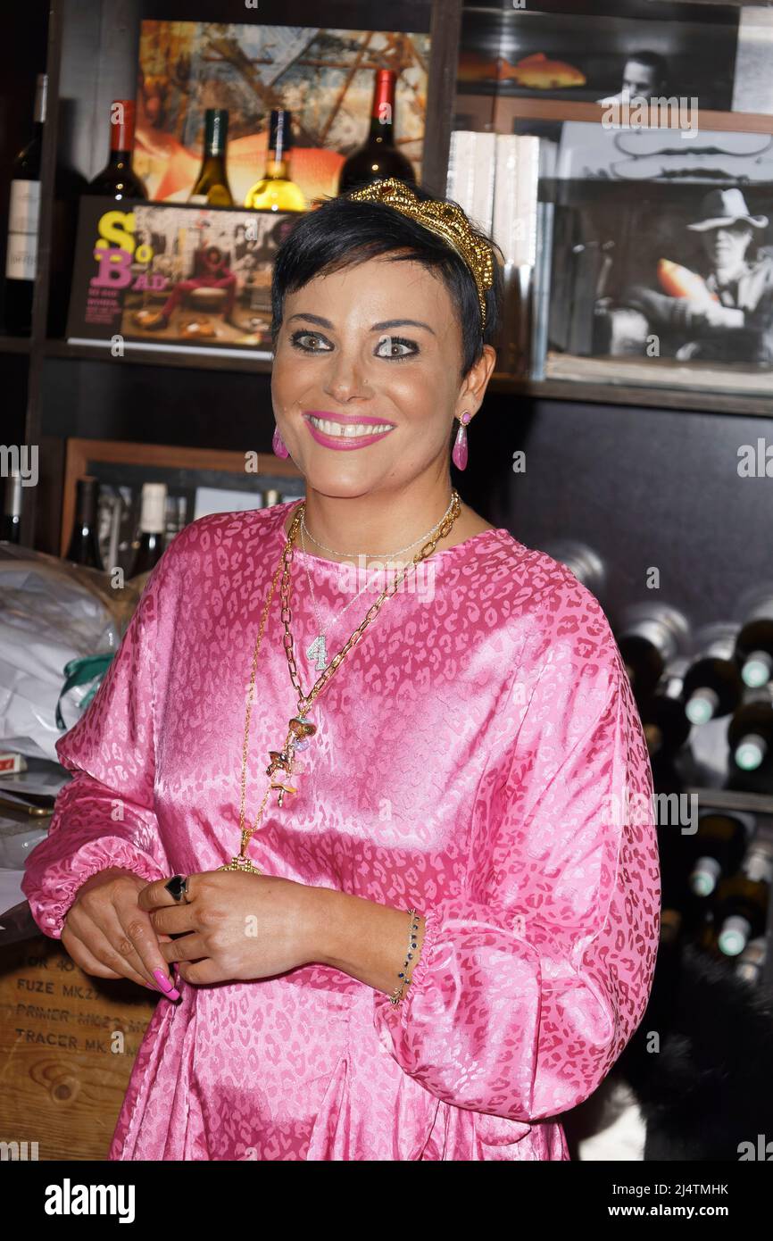 Paris, France. 16th Apr, 2022. Matilda Kahn, CEO and founder of SO BAD ...