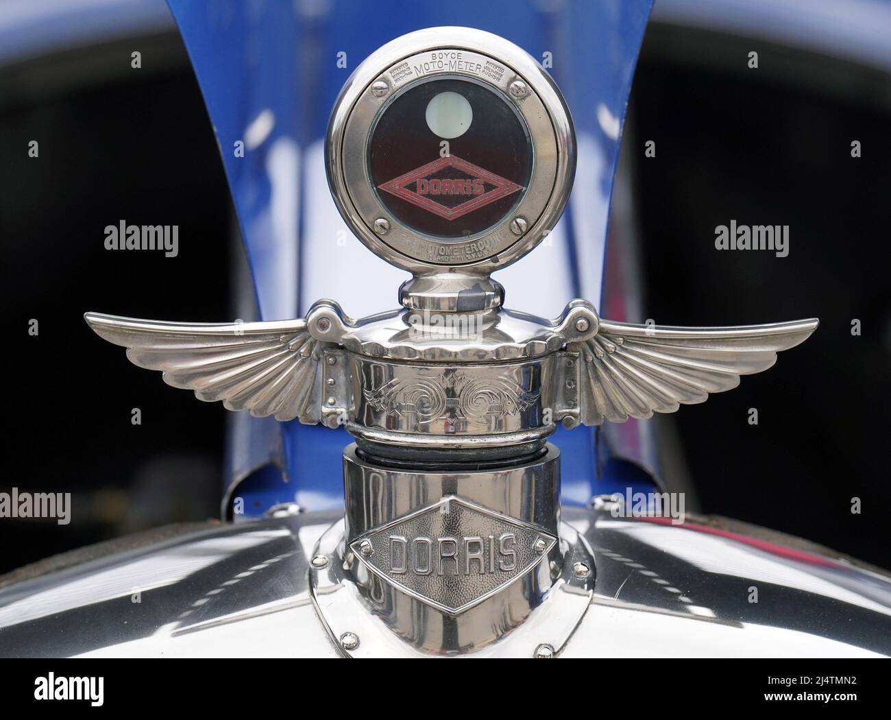St. Louis, United States. 17th Apr, 2022. A hood ornament sits atop a ...