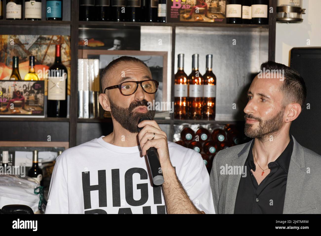 Paris, France. 16th Apr, 2022. Speech by Roman Krakovsky of Seropotes ...