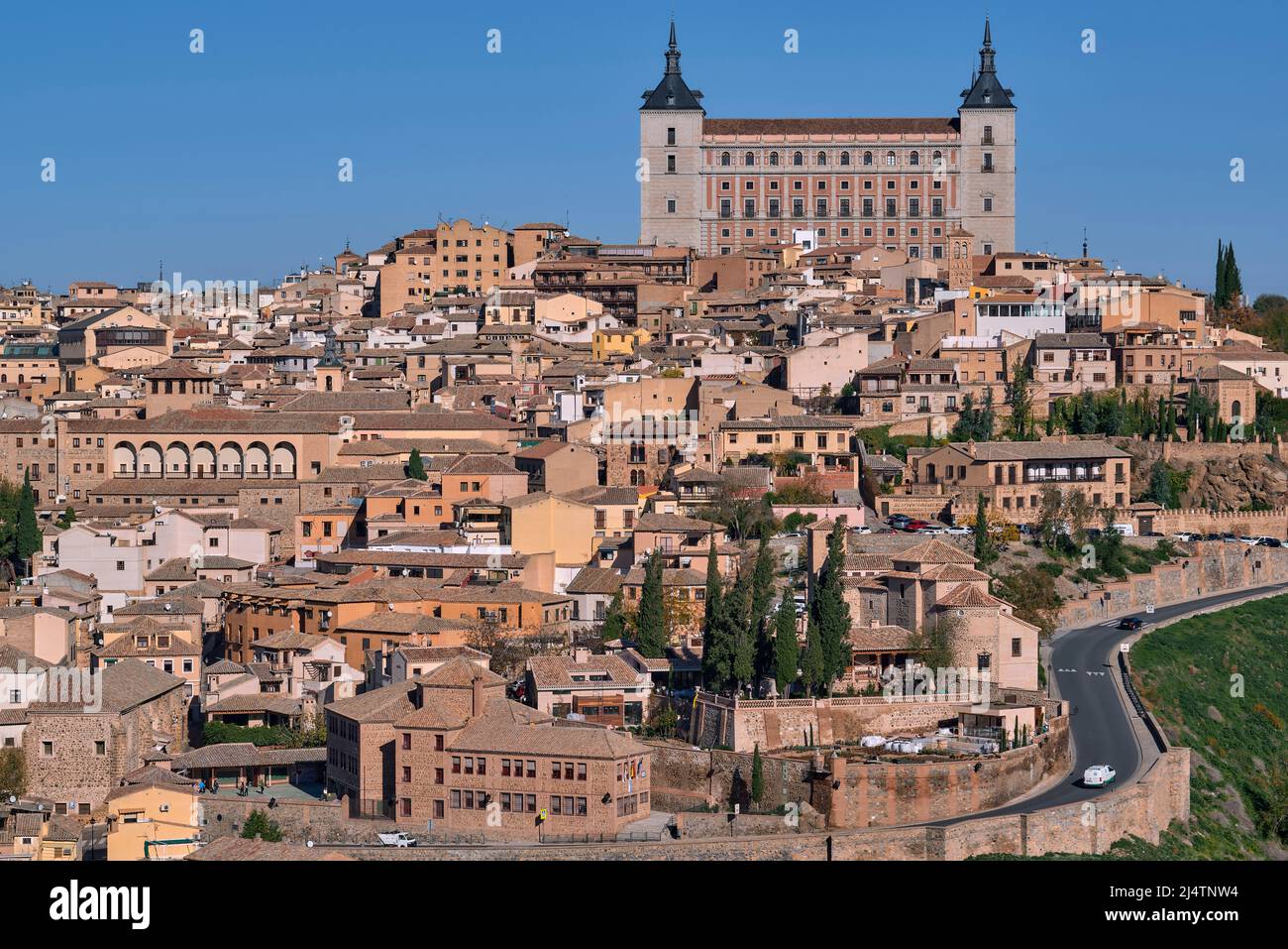 The Alcázar of Toledo or Real Alcázar de Toledo is a civil and military ...