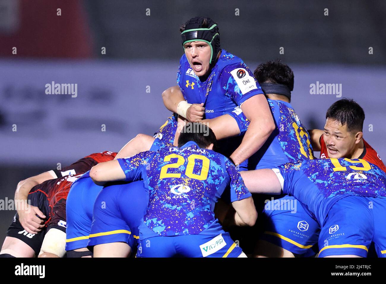 Tokyo, Japan. 15th Apr, 2022. James MOORE (NTT) Rugby : 2022 Japan ...