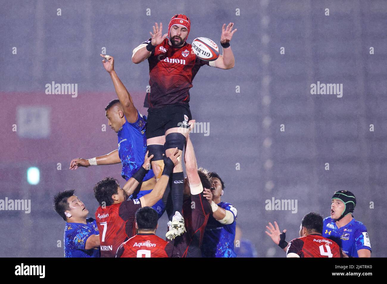 Tokyo, Japan. 15th Apr, 2022. Cory Hill Rugby : 2022 Japan Rugby League ...