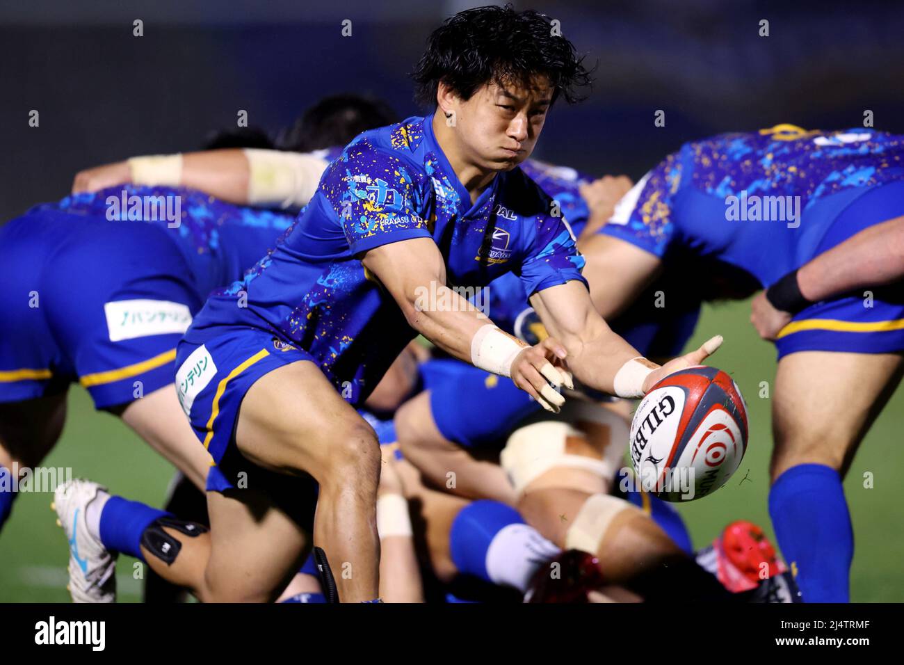 Tokyo, Japan. 15th Apr, 2022. Iinuma Ren (NTT) Rugby : 2022 Japan Rugby ...