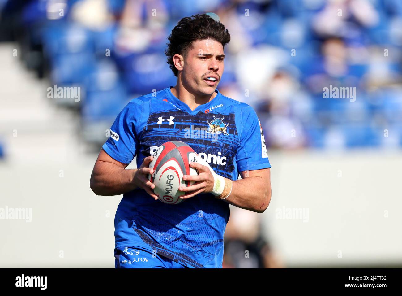 Kumagaya Rugby Stadium, Saitama, Japan. 16th Apr, 2022. Dylan Riley ...