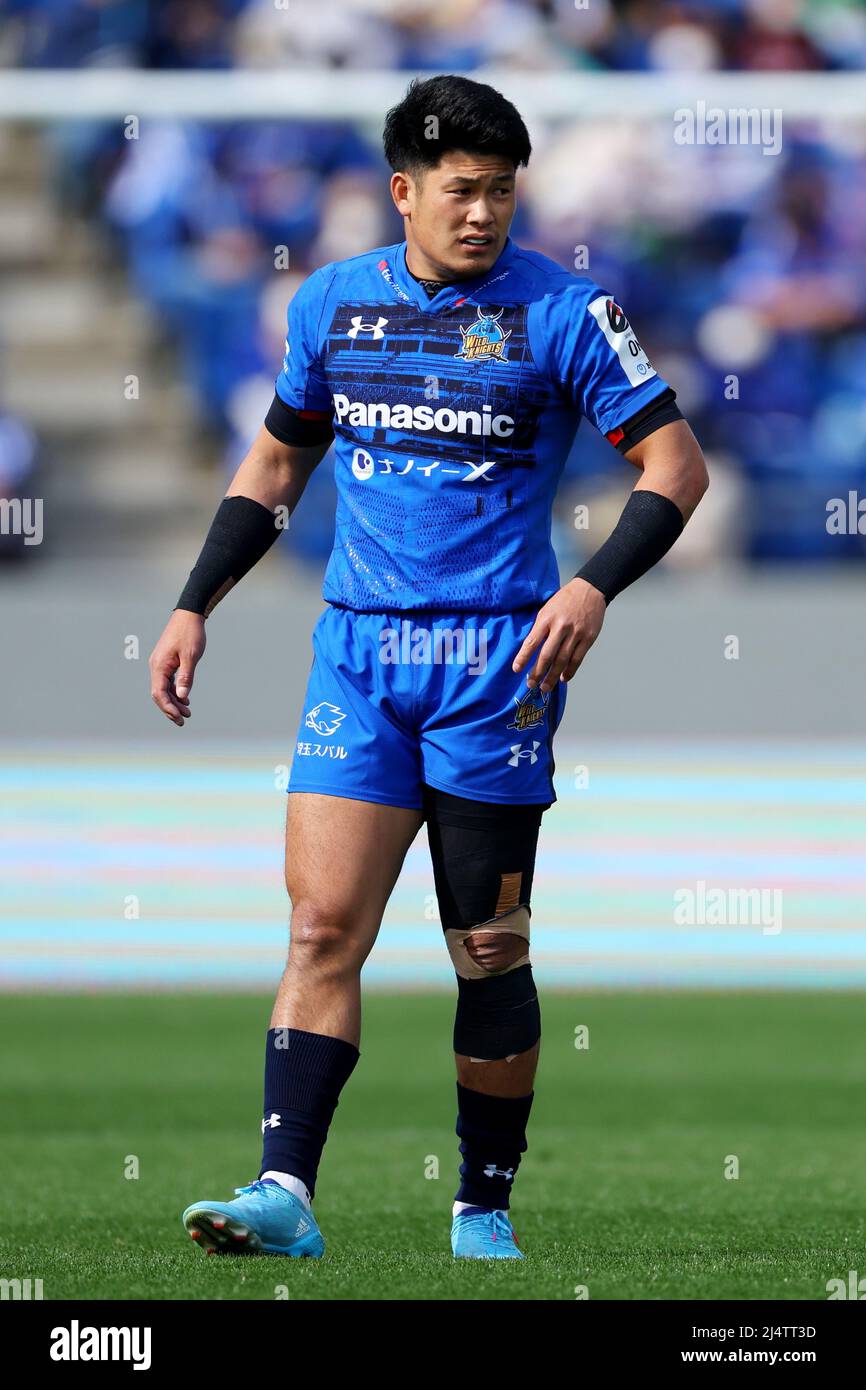Kumagaya Rugby Stadium, Saitama, Japan. 16th Apr, 2022. Ryuji Noguchi ...