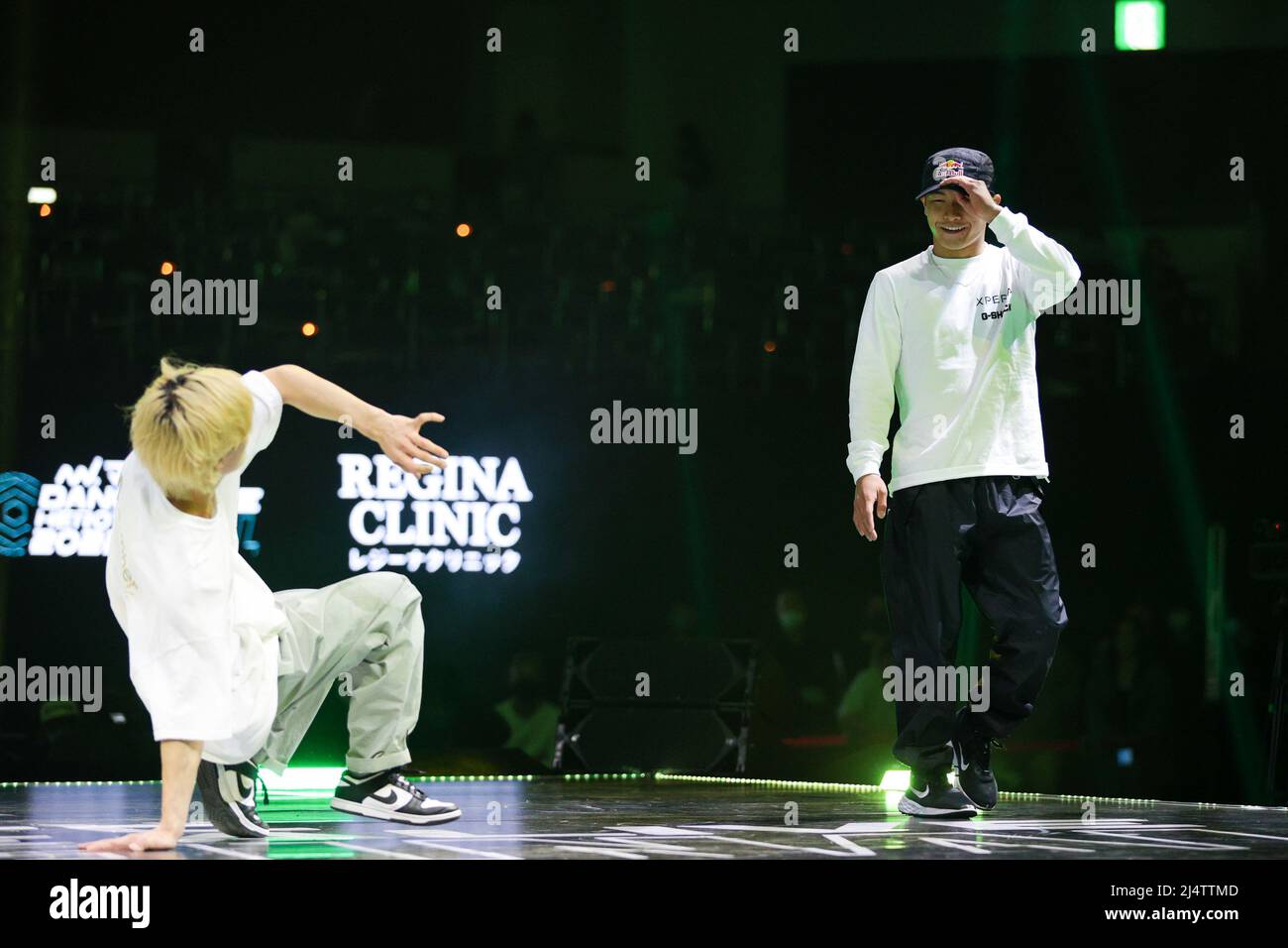 Tokyo, Japan. 17th Apr, 2022. (L-R) Shosei Nishida/SHOSEI, Shigeyuki ...