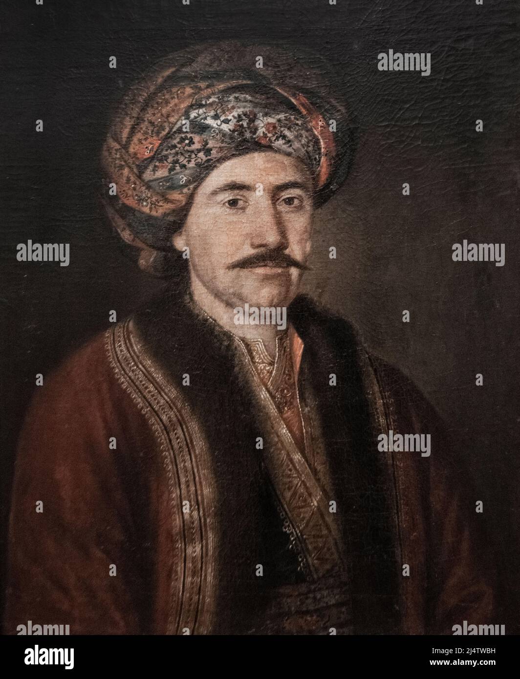 Pavel Djurkovic: "Prince Milos with Turban" (1824 Stock Photo - Alamy