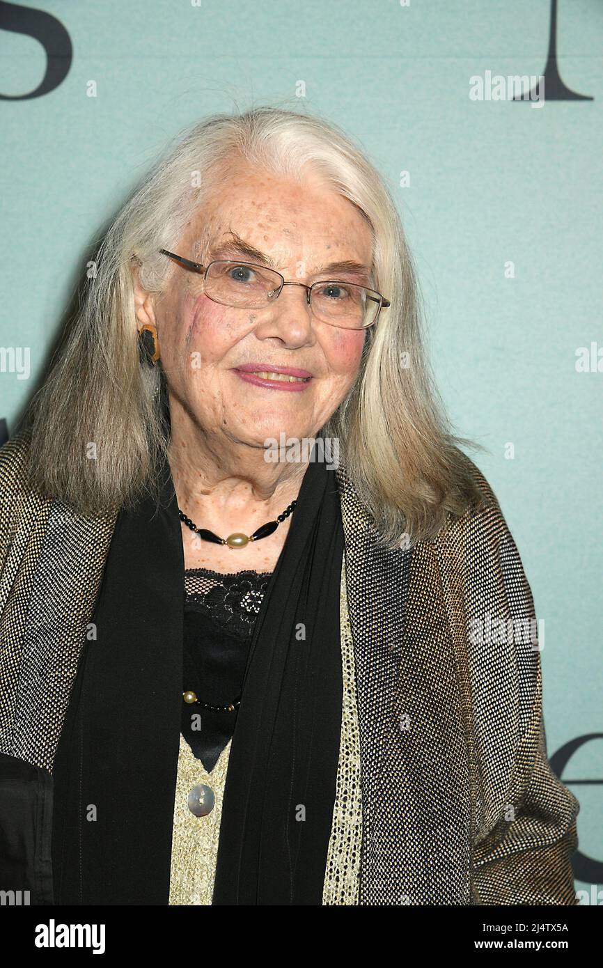 Lois Smith attends "The Minutes" Broadway Opening on April 17, 2022 at ...