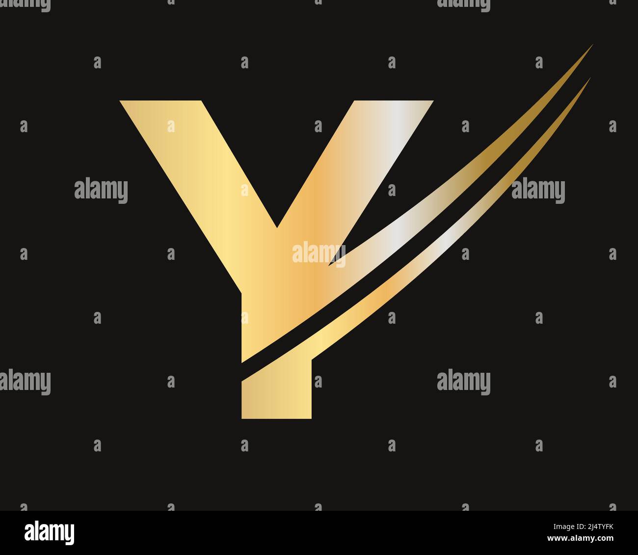 Premium Letter Y Logo Design with water wave concept. Y letter logo ...
