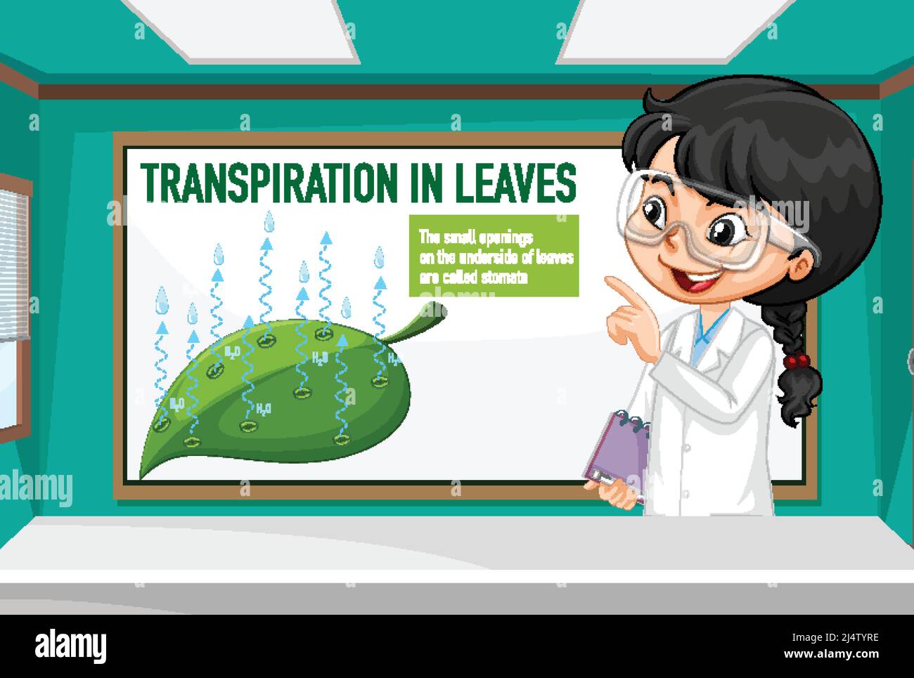 Science experiment for kids concept illustration Stock Vector Image ...