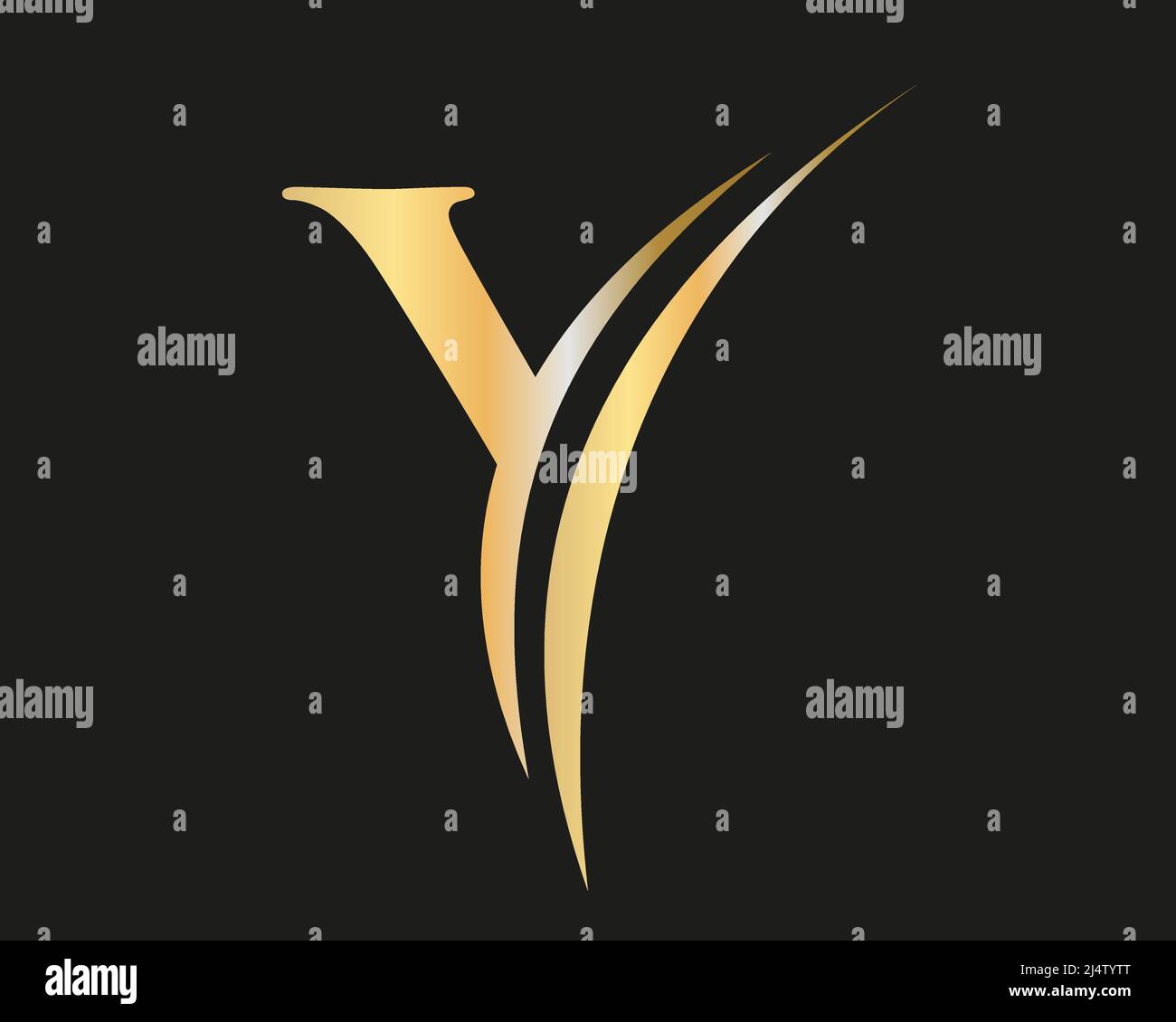 Premium Letter Y Logo Design with water wave concept. Y letter logo ...