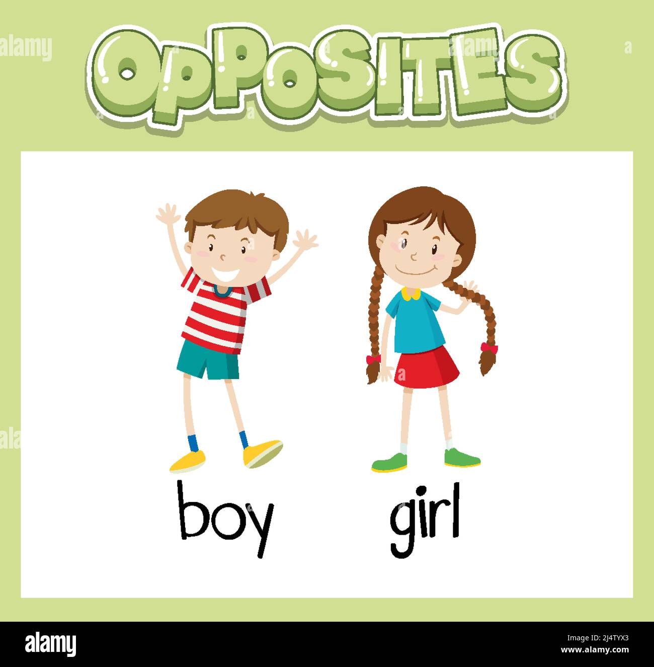 Opposites Art For Kids