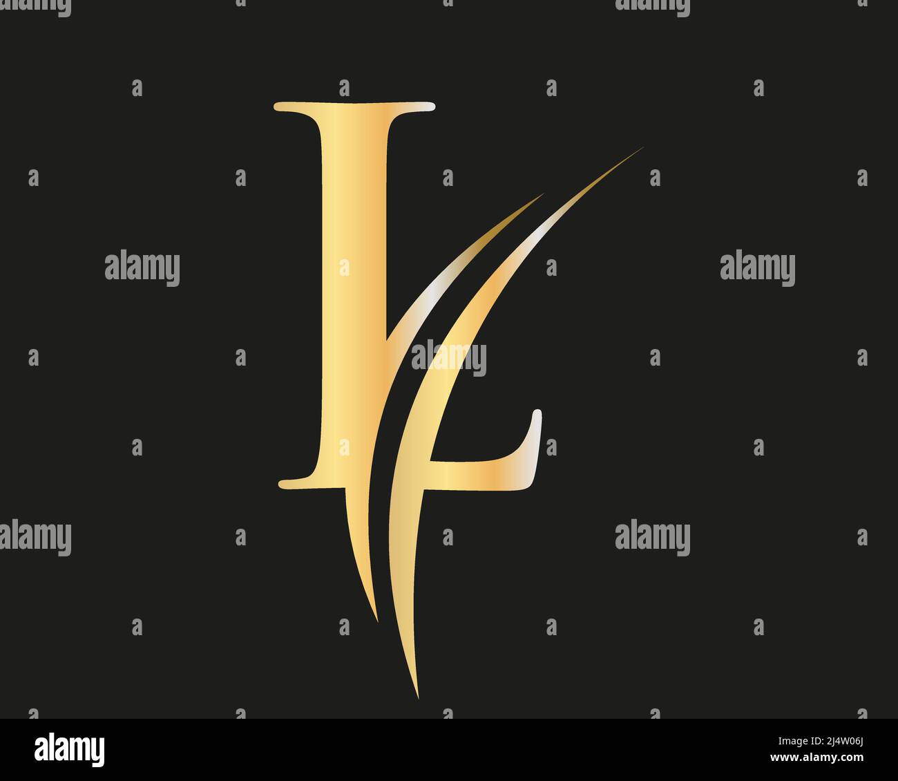 Premium Letter L Logo Design with water wave concept. L letter logo ...