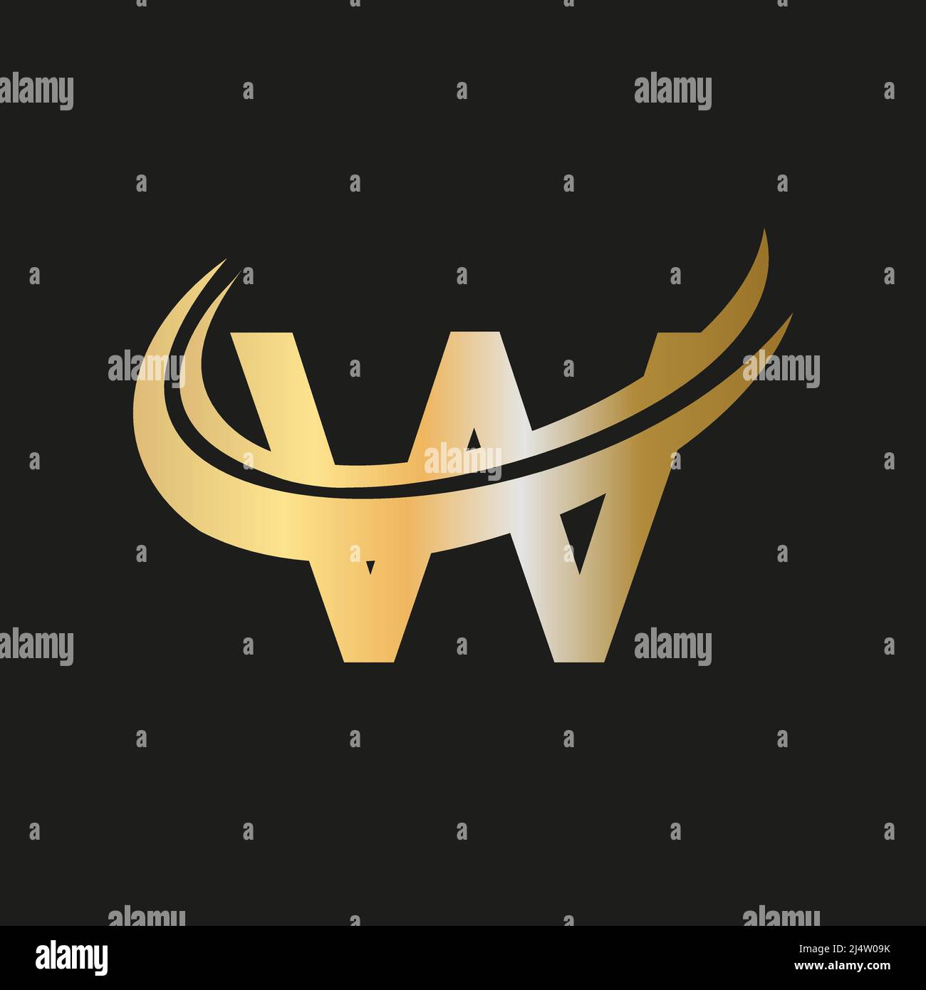 Elegant and stylish W logo design for your company. W letter logo ...