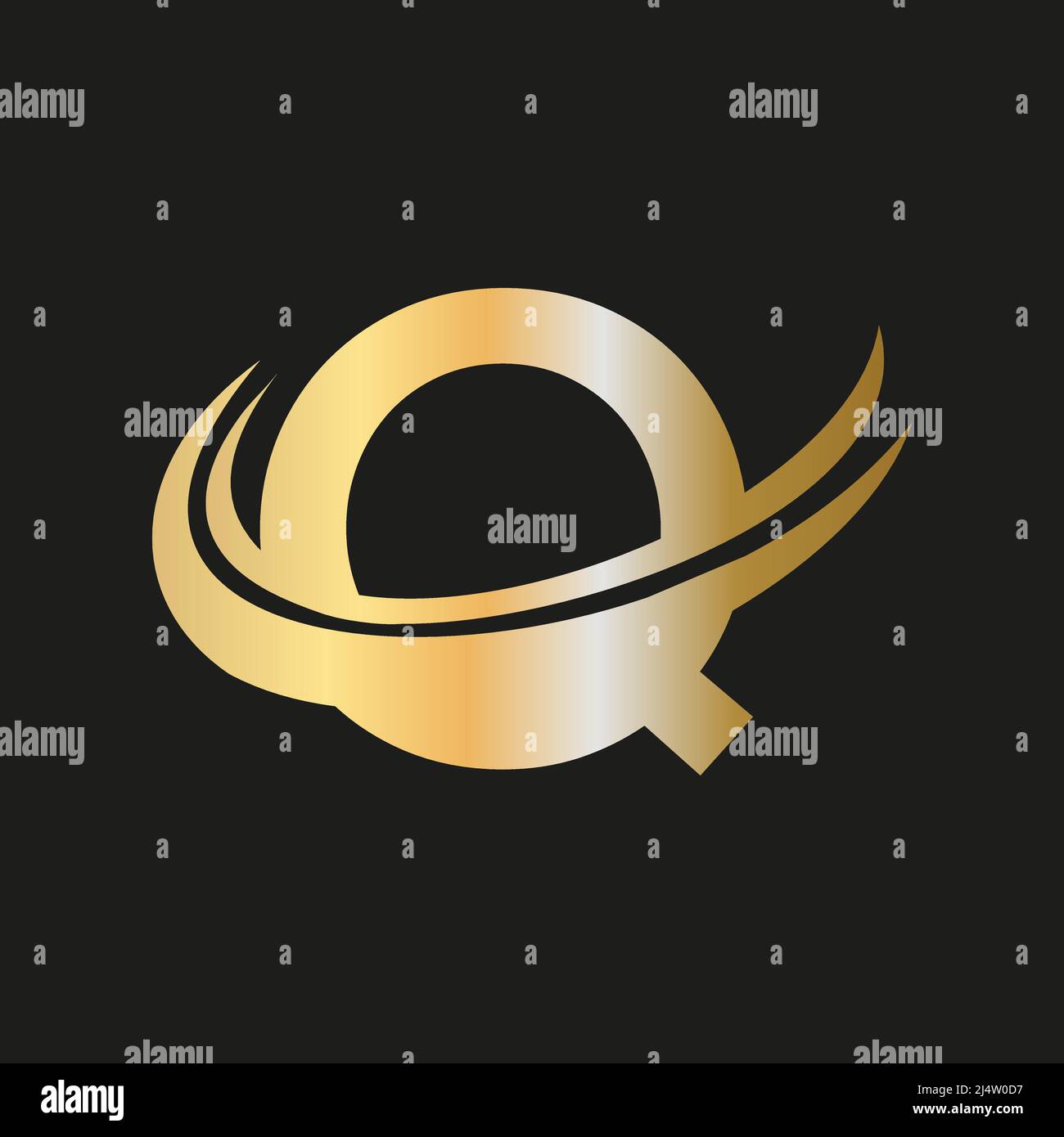 Elegant and stylish Q logo design for your company. Q letter logo ...