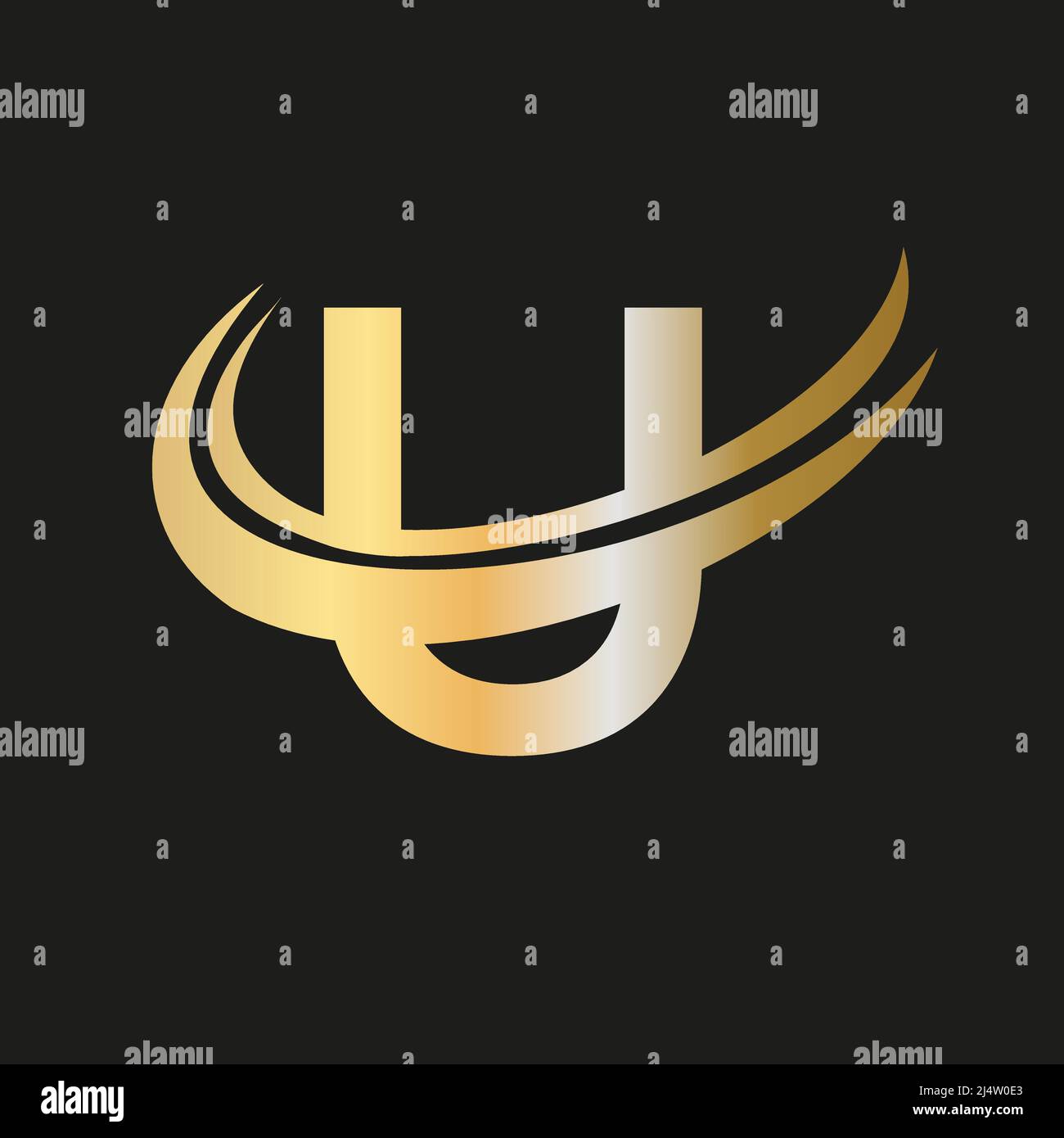 Elegant and stylish U logo design for your company. U letter logo ...