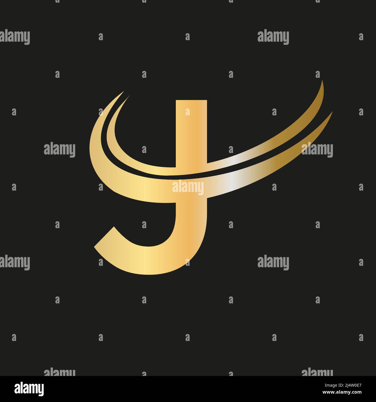Elegant and stylish J logo design for your company. J letter logo ...